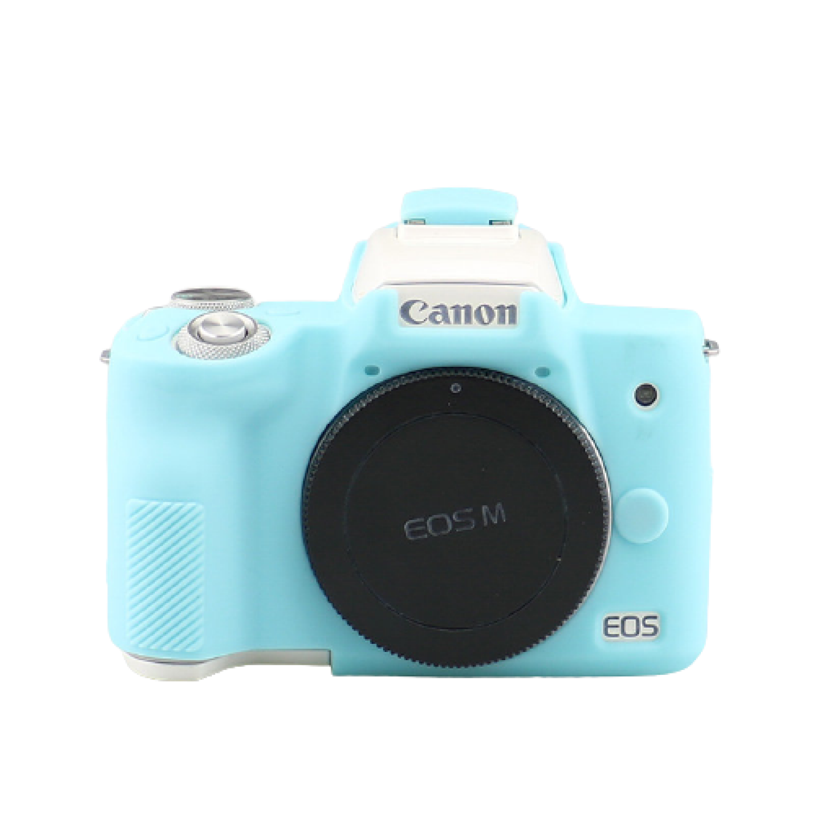 Защитный силиконовый чехол MyPads для Canon EOS M50 и M50 Mark II ультра-тонкий голубой