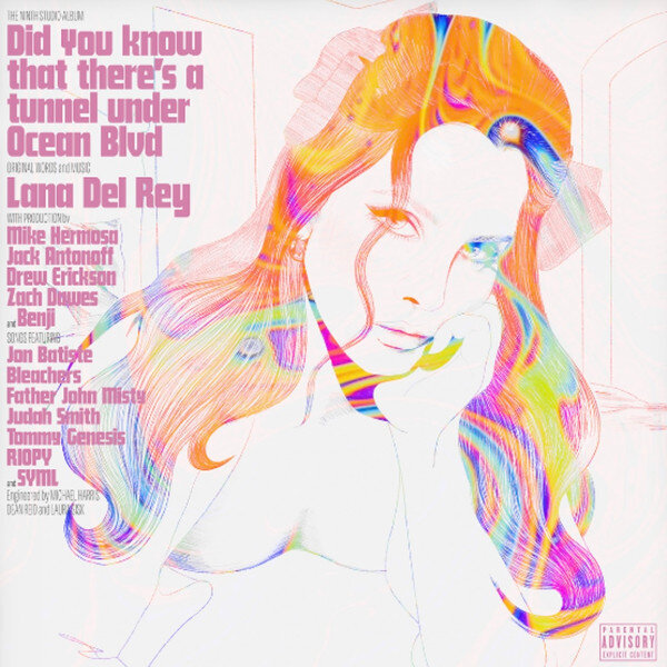 Виниловая пластинка Lana Del Rey – Did You Know That There’s A Tunnel Under Ocean Blvd (coloured) - 2LP