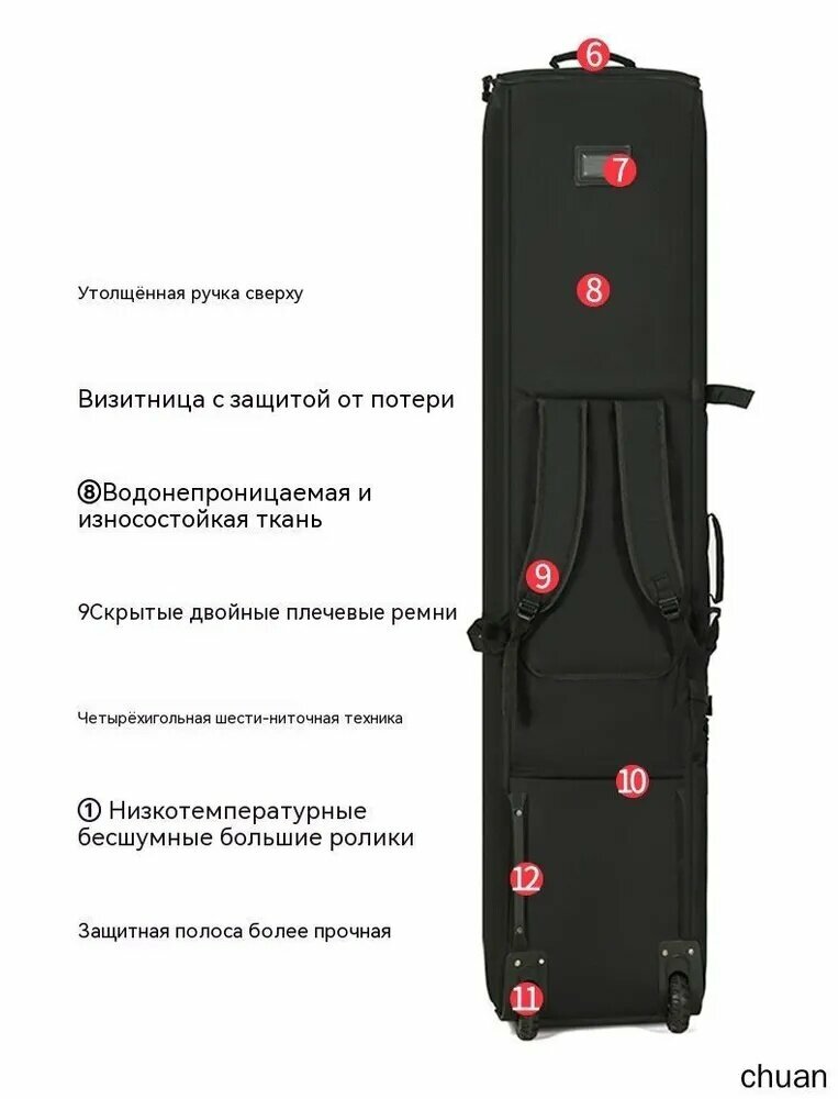 Чехол для лыж — фото 1