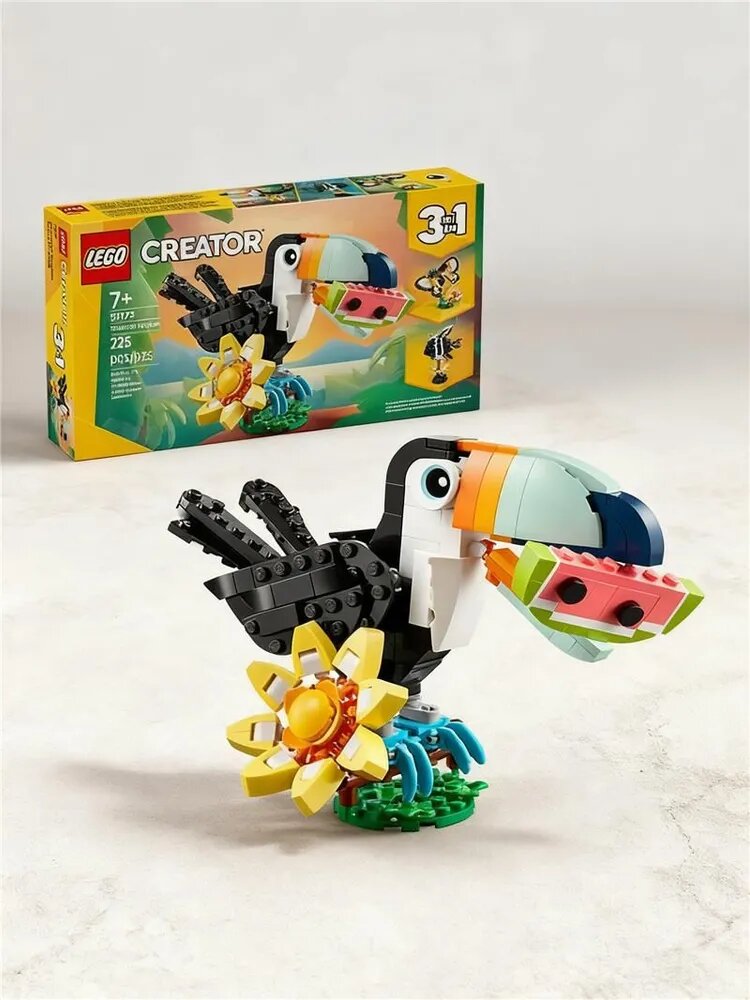 L ransformable three-in-one series 31173 Дикая природа: тропический тукан