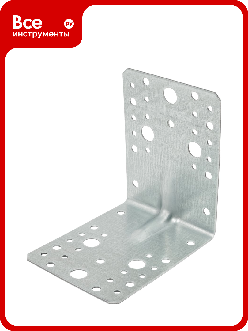Gigant Крепежный уголок усиленный 130х130х100 мм цинк 124149