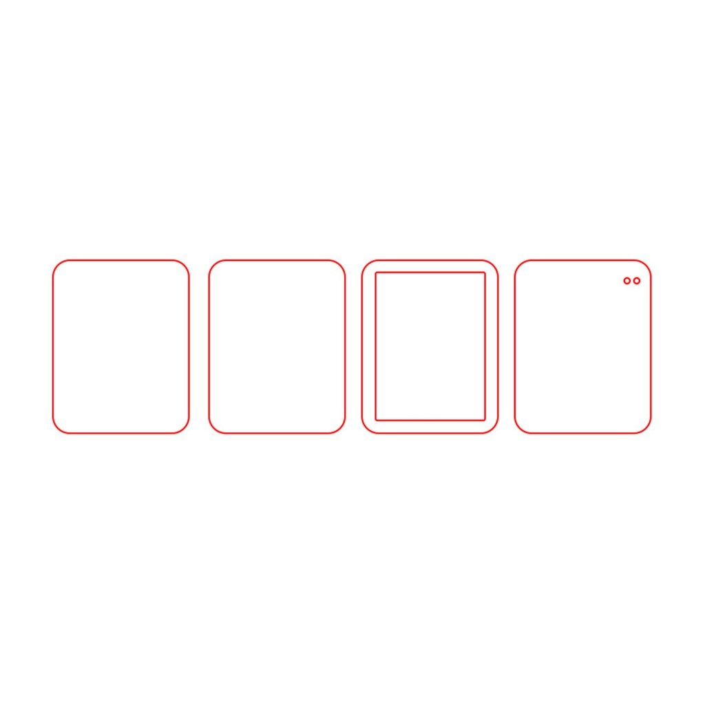 Прозрачный лист из зыбучих песков Акриловый лист-3 прямоугольника 4*3 см