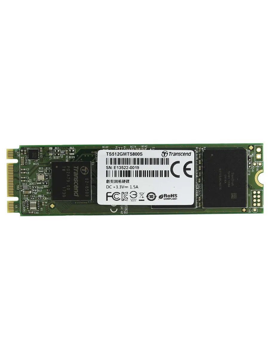 512 ГБ M.2 накопитель MTS800S TS512GMTS800S - SATA3