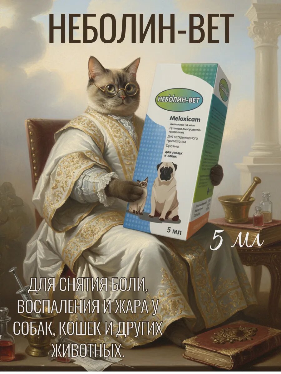 Неболин-Вет 5 мл для кошек
