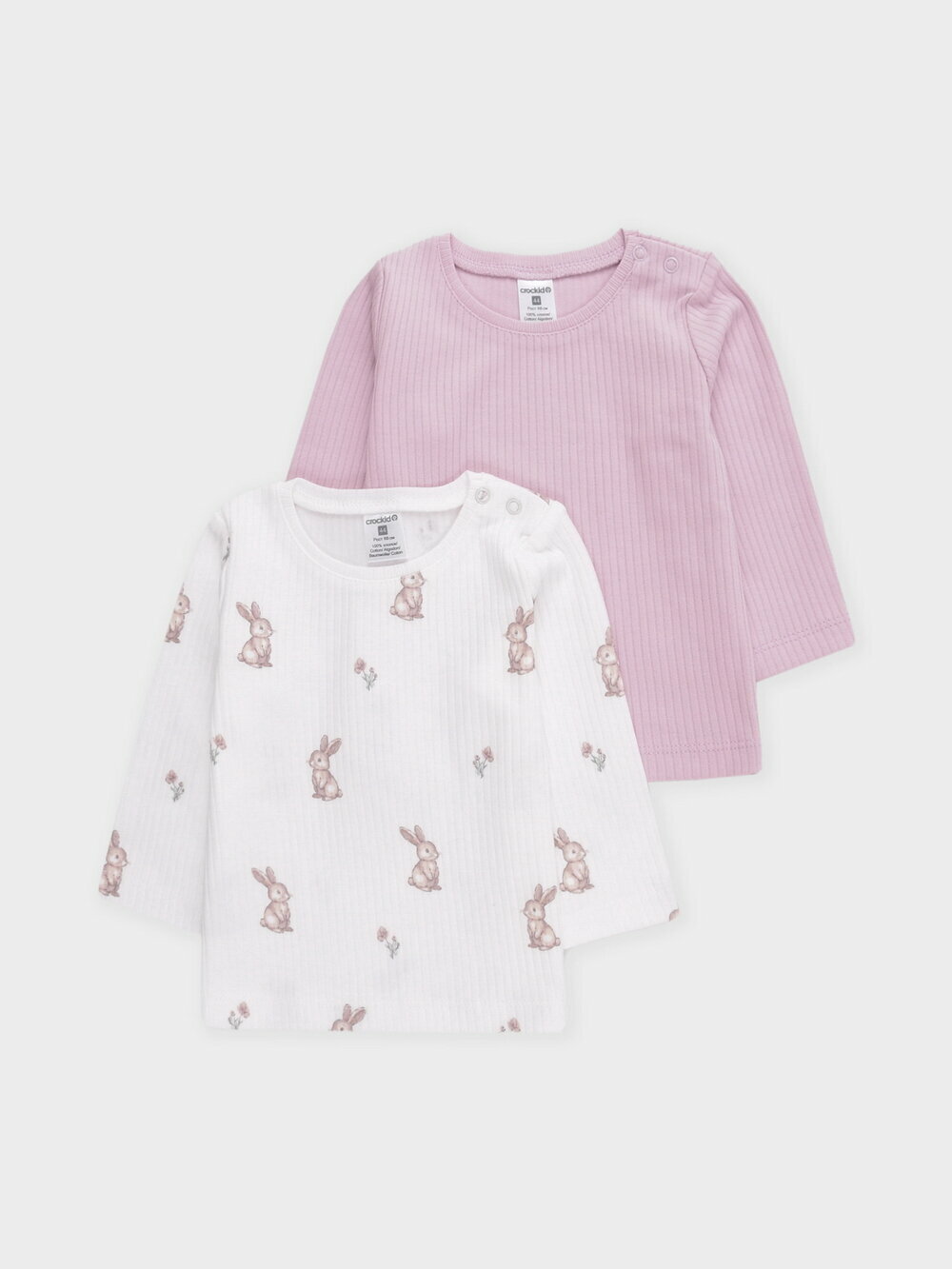 Лонгслив набор хлопковых лонгсливов для малыша, 2 шт, 2шт.