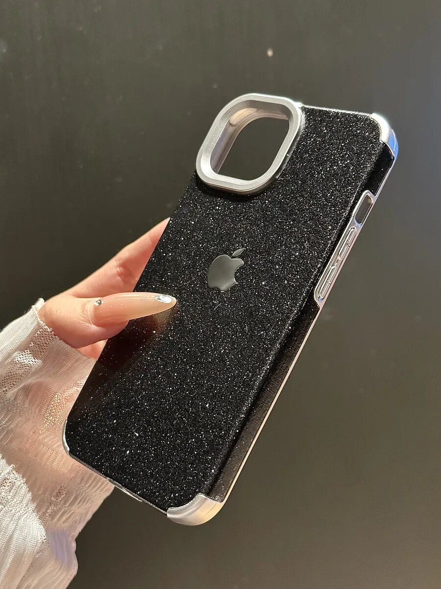 Чехол О'Кейси, для iPhone 13, черный, защита камеры, легкий, стильный — фото 1