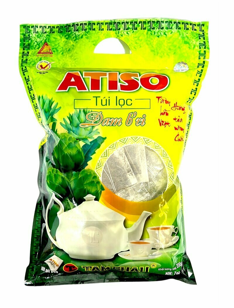 Чай Trà Atiso cấp gói cao, с артишоками, вьетнамский, 100 пакетиков
