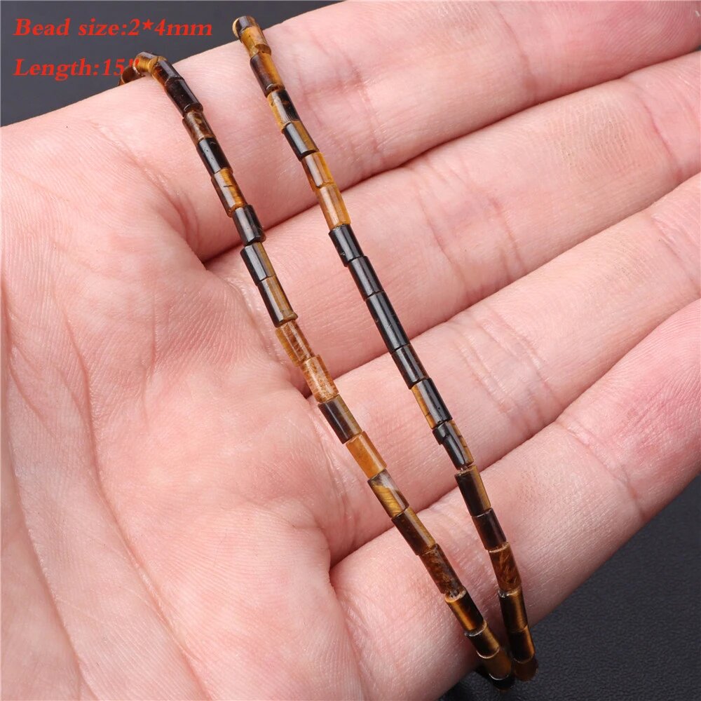 Бусины Тигровый Глаз RISYF 45 шт NO.27 2x4mm