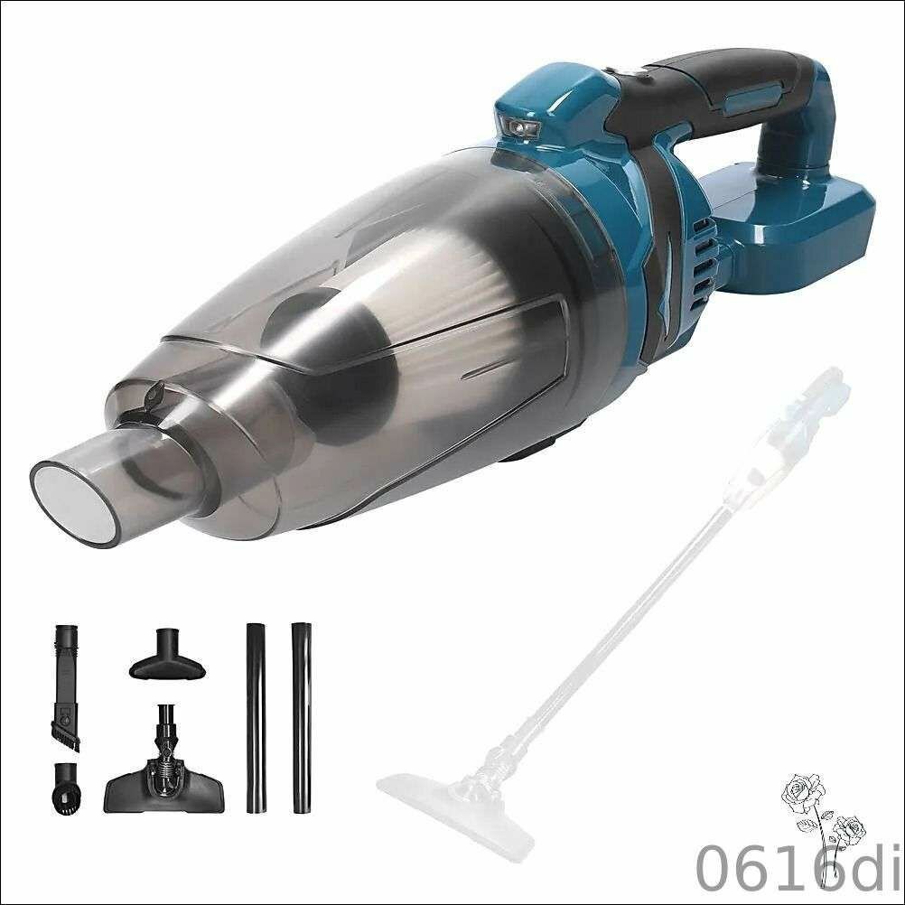 Автомобильный пылесос беспроводной мощный для дома и машины, 10Kpa, подходит для аккумулятора Makita (без аккумулятора)