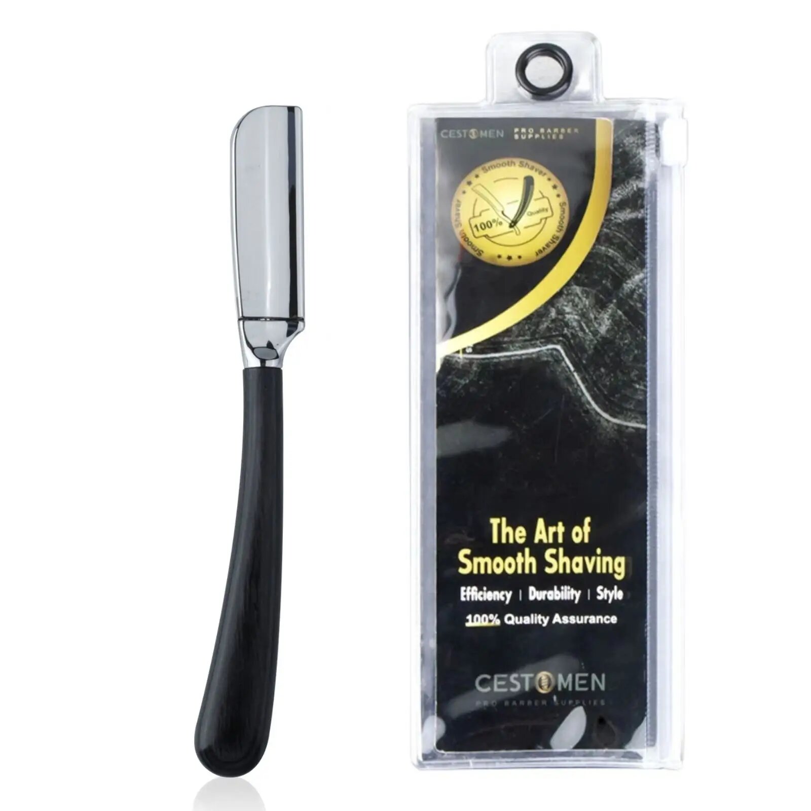 Стальная бритва для бритья бороды Barberbeauty Pro Razor C With Bag