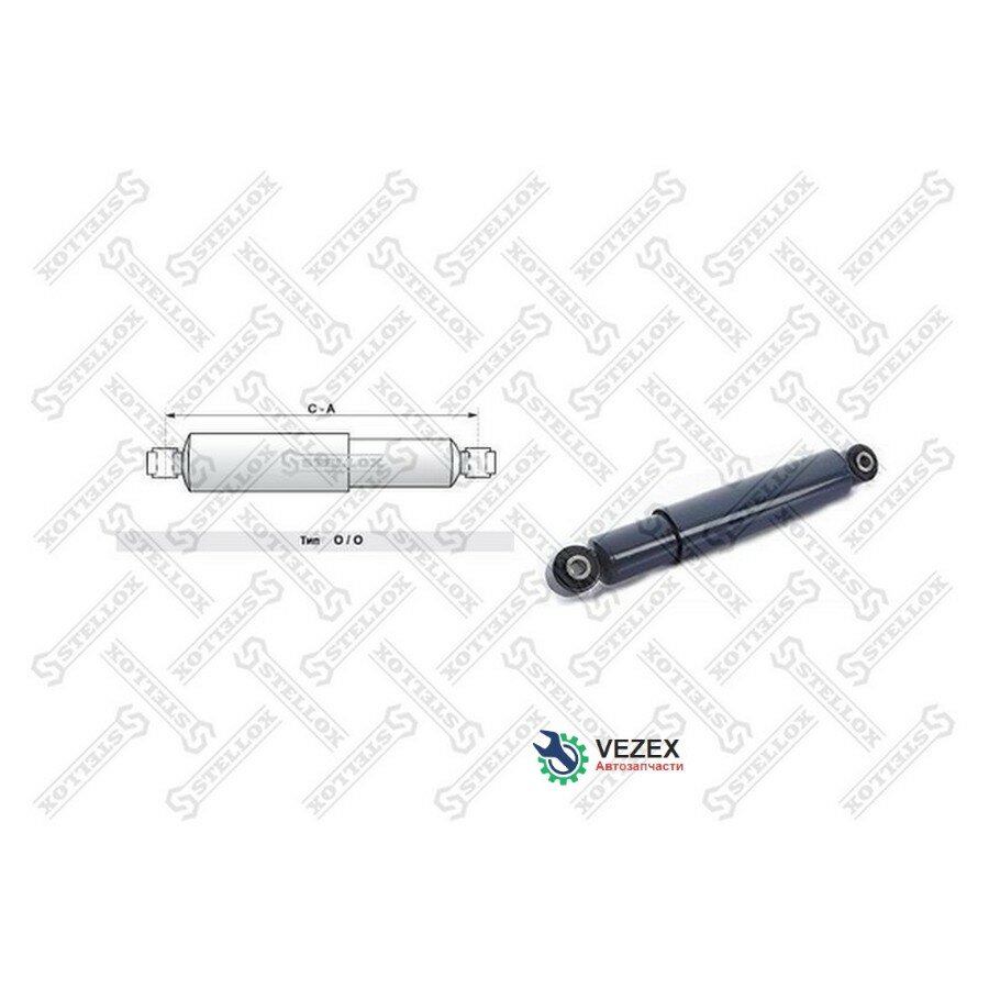 STELLOX 8704841SX амортизатор подвески !389-618 O/O 20x44.5 20x44.5 \SAF