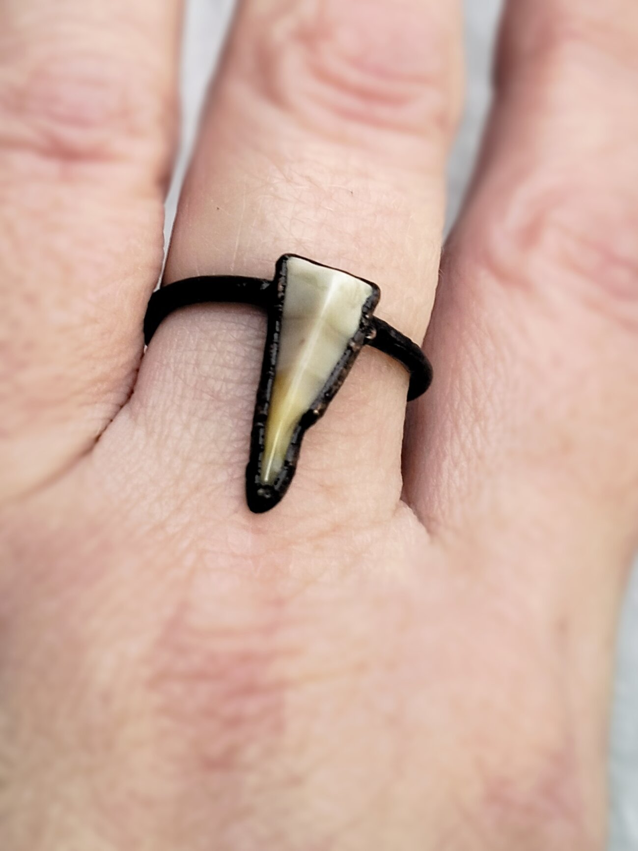 Кольцо, агат