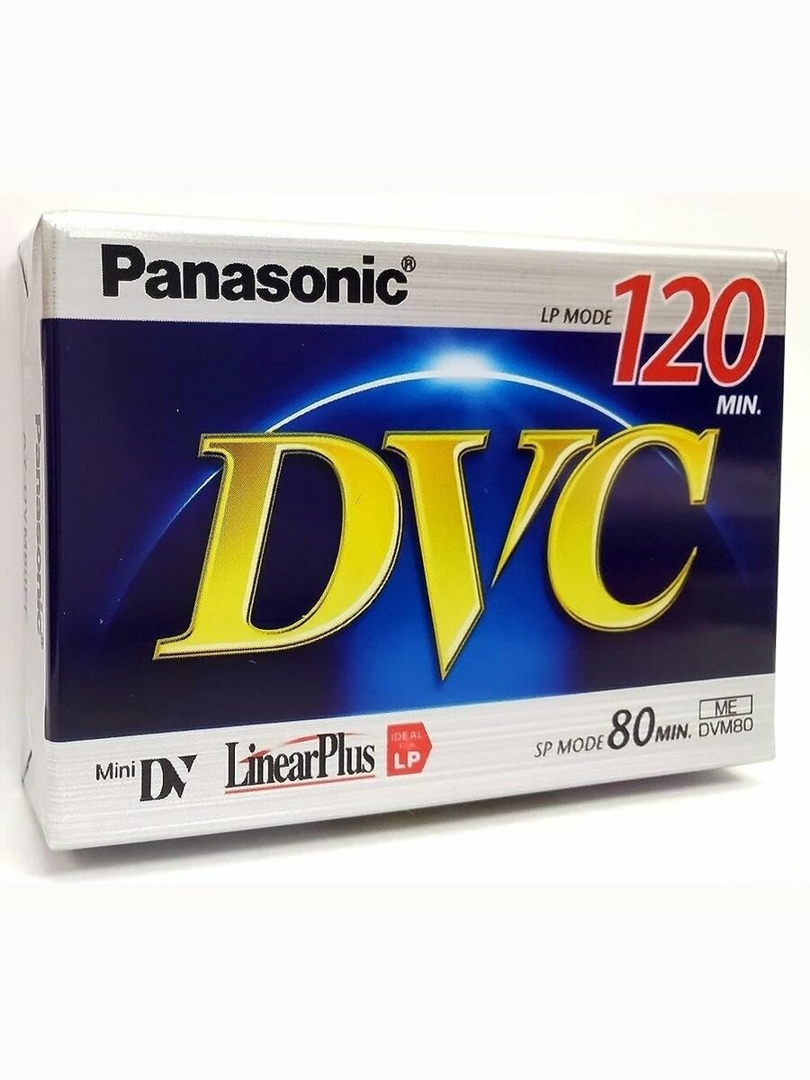 Видеокассета MiniDV Panasonic DVM120ME, (SP-120 мин, LP-80 мин)