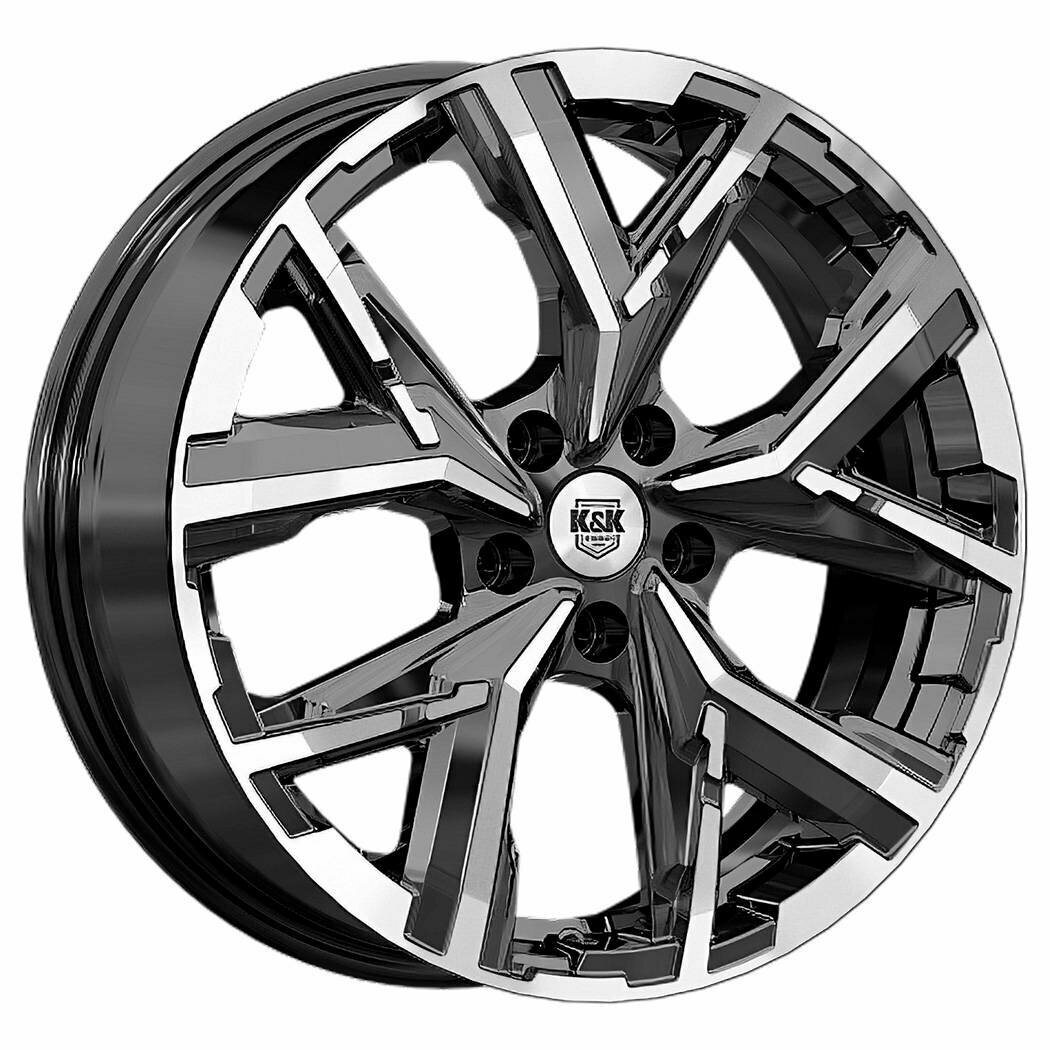 Колесный диск K&K Айона 6.5x18 5x112 ET38 D66.6 Алмаз черный