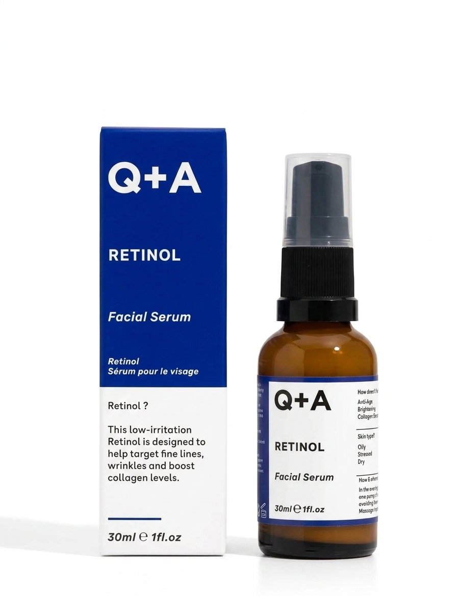 Сыворотка для лица Q+A "Ретинол", 30мл, для всех типов, омолаживающий эффект