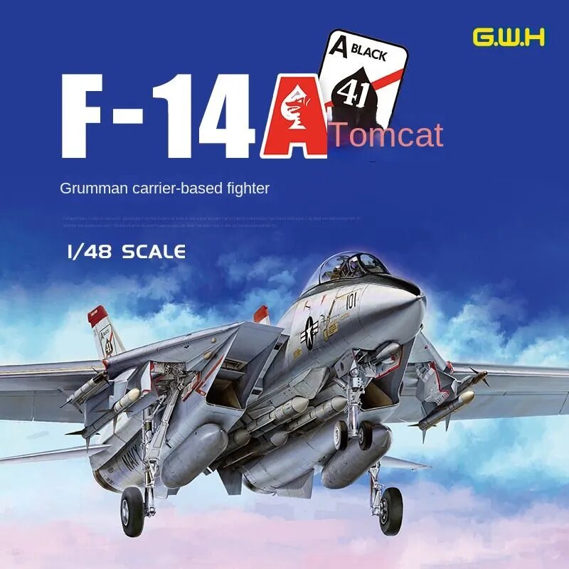 Great Wall G.W.H L4832 1/48 Scale Grumman F-14A Tomcat сборная модель самолета