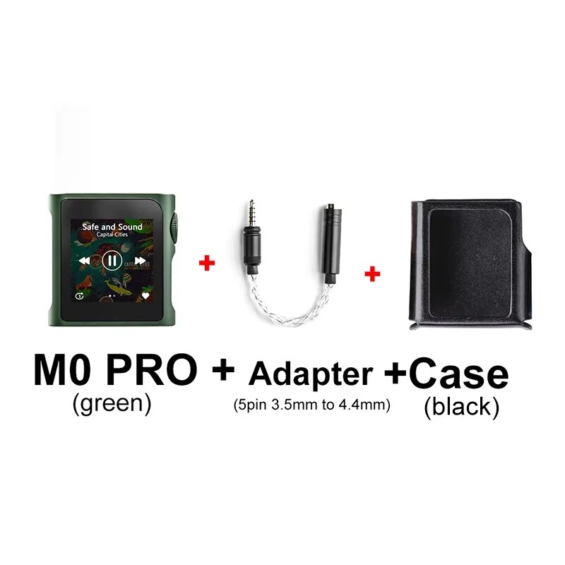 SHANLING M0 Pro MP3-плеер M0pro GRN-ADPT-BLK