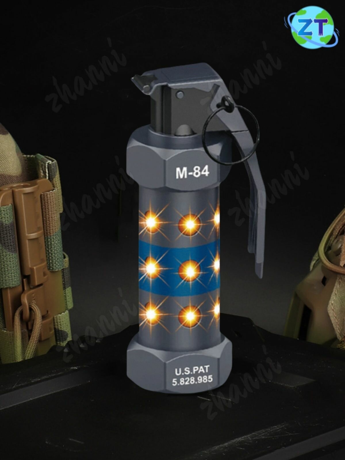 Дымовая бомба замедленного действия - акустическая граната - дымовая бомба - детская игрушка