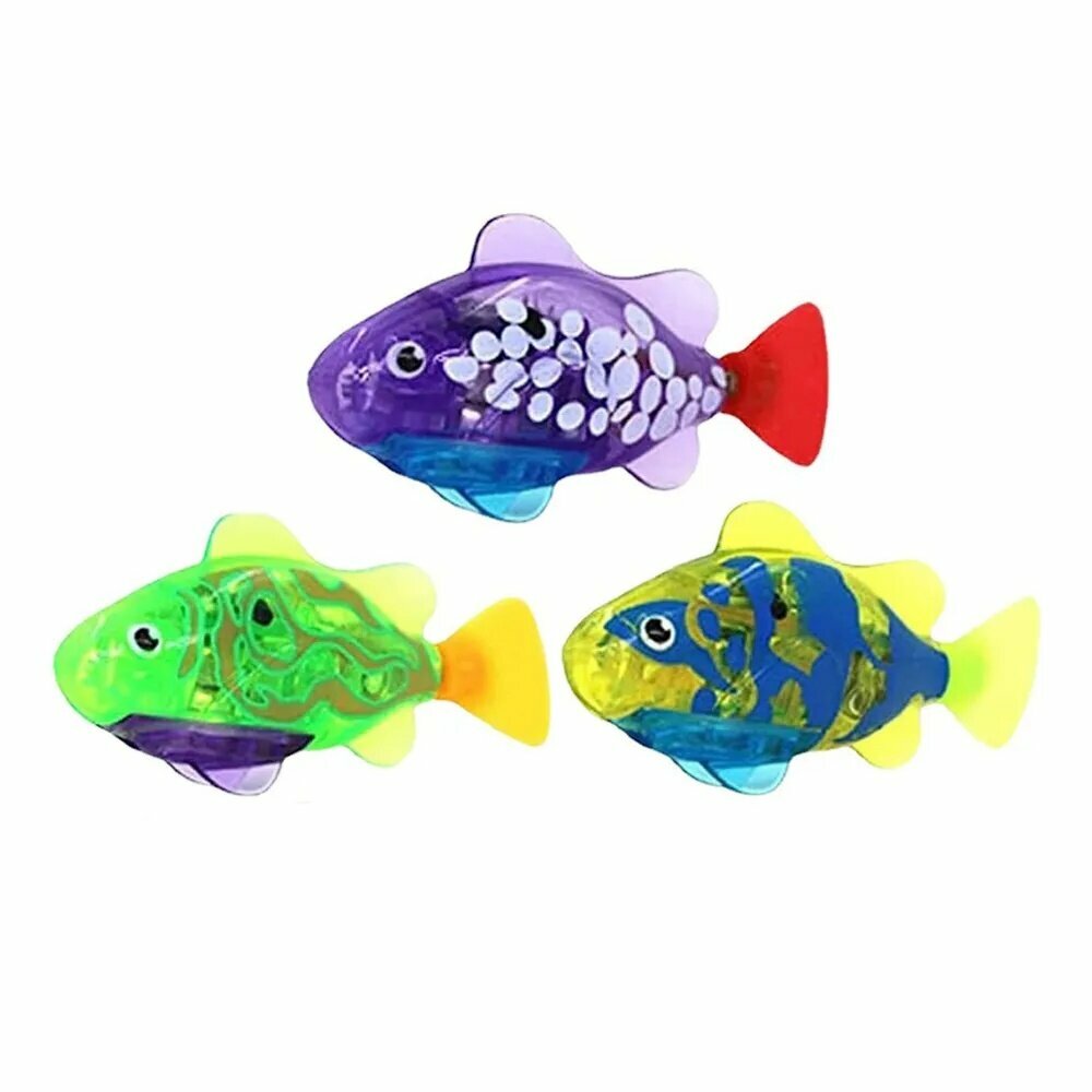 Робот-рыба с подсветкой для плавания в воде