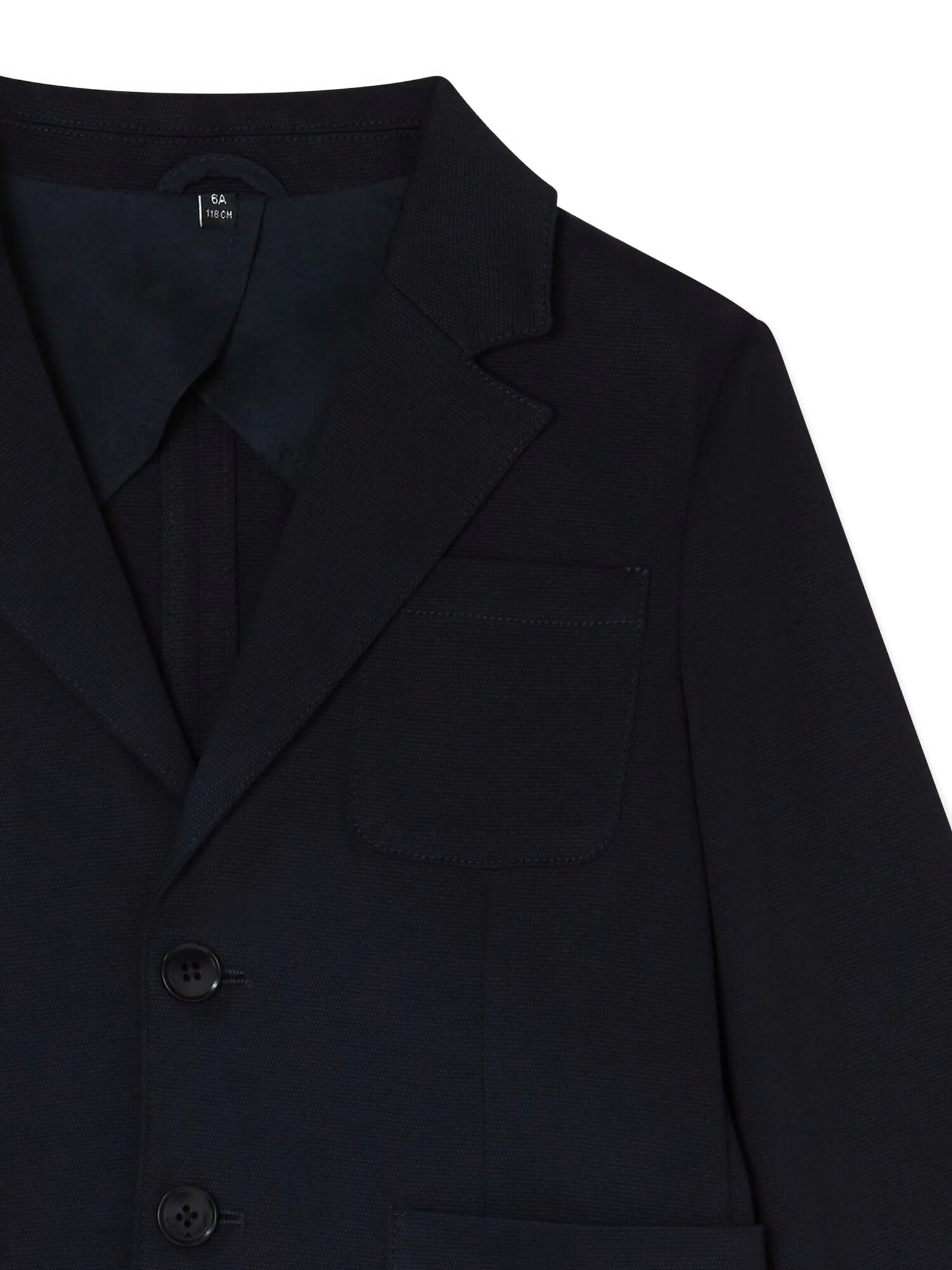 Куртка EMPORIO ARMANI Patch pocket jacket, размер 10 лет, синий — фото 1
