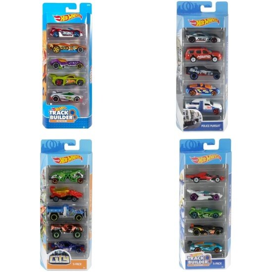 Набор машинок Hot Wheels коллекционные 5 шт в ассортименте 1806