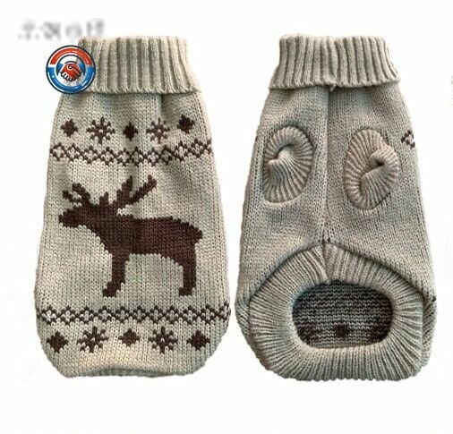 Тёплый зимний свитер для кошек и собак мелких пород, мягкая шерстяная одежда для йорков, чихуахуа и той-терьеров, уютный комбинезон с высоким воротником