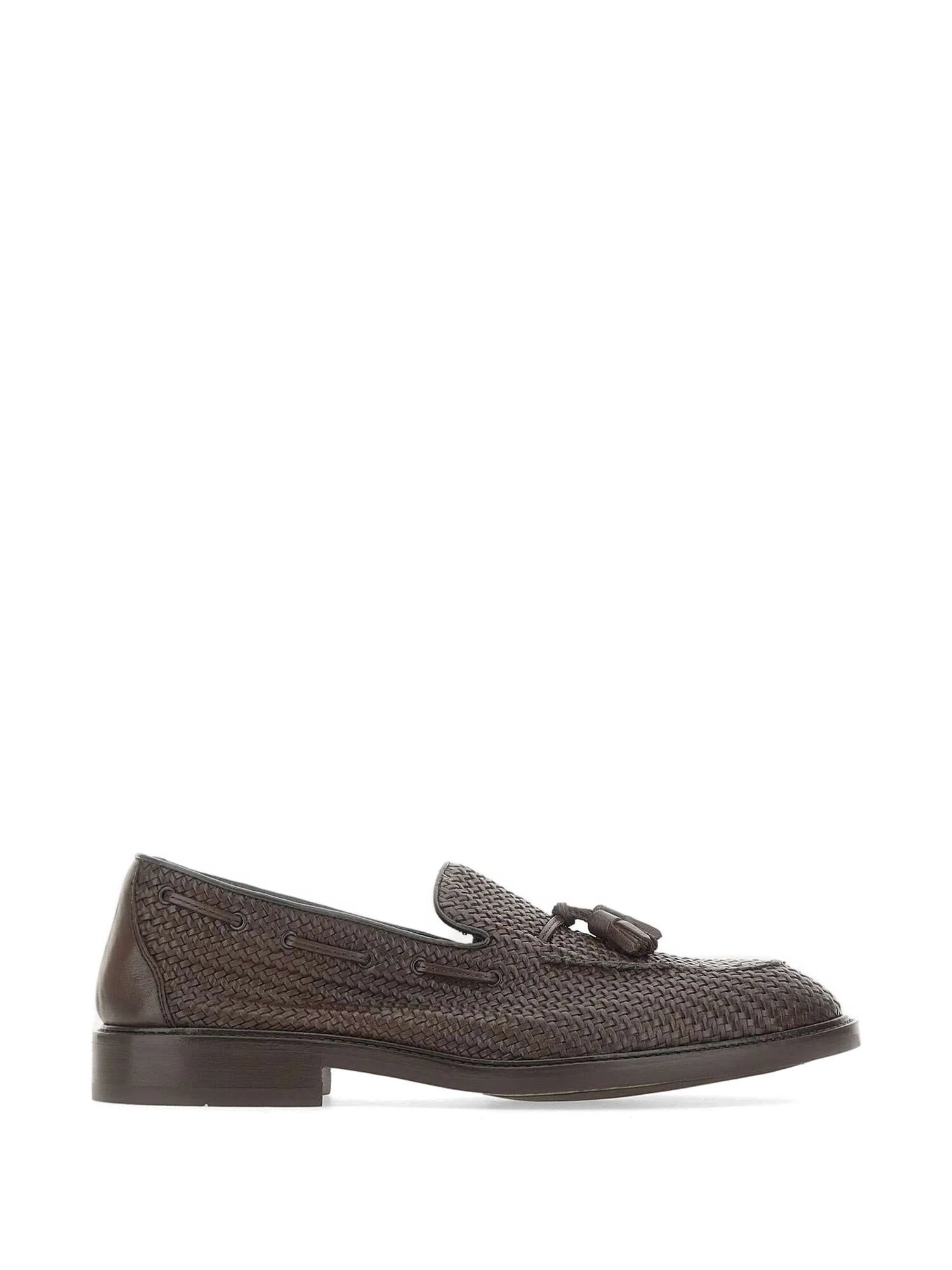 Лоферы Woven tassel loafers