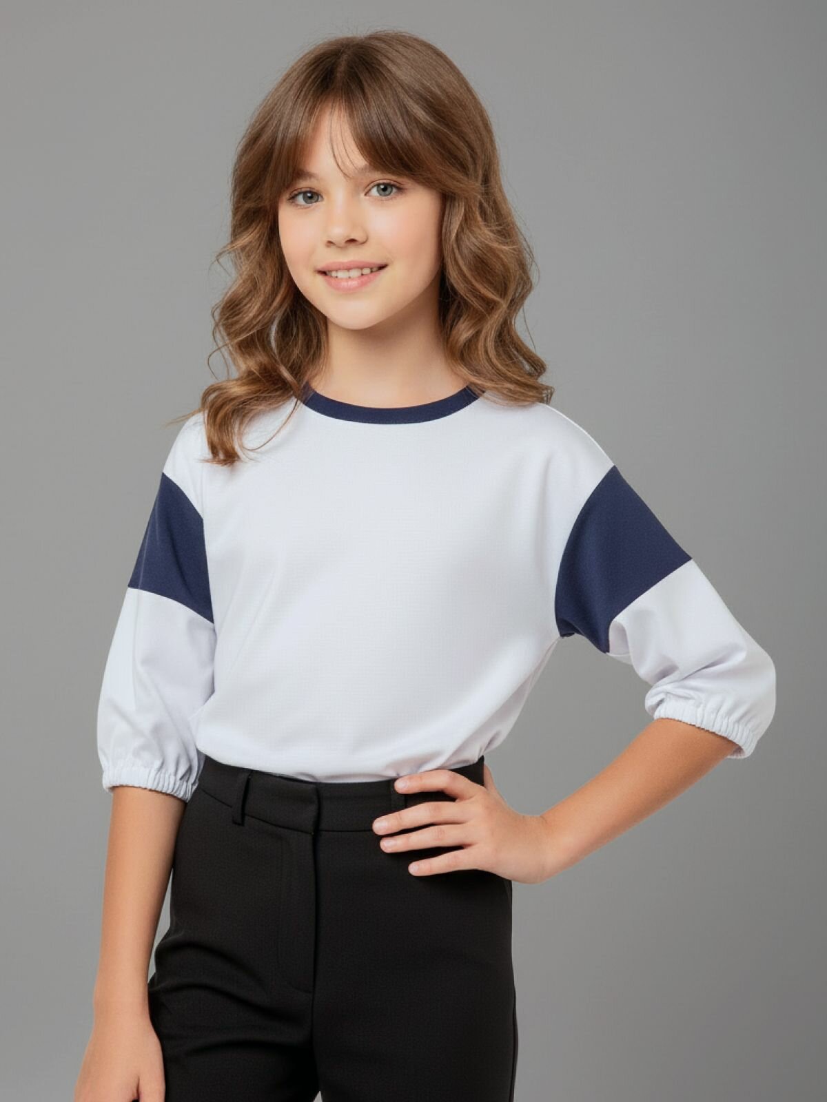 Школьная блуза Весна - лето 2026