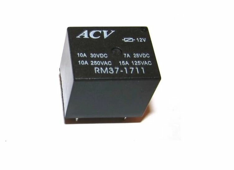 Реле 5-ти контактное MINI 12-14V 15А 19х15мм герметичный корпус rm371711