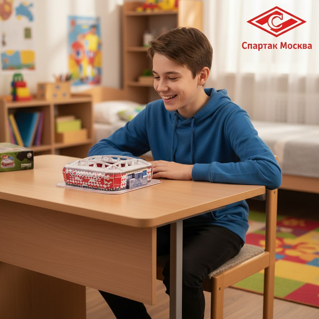 Spartak Moskow, Атрибутика для болельщиков Спартака, 3D пазл Спартак Москва, Открытие Арена, фксм