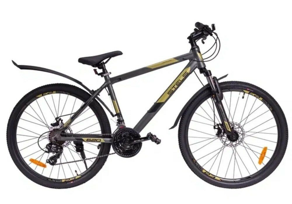 Горный велосипед Stels Navigator 620 MD V010 (2025) 19" Темно-зеленый (172-180 см)