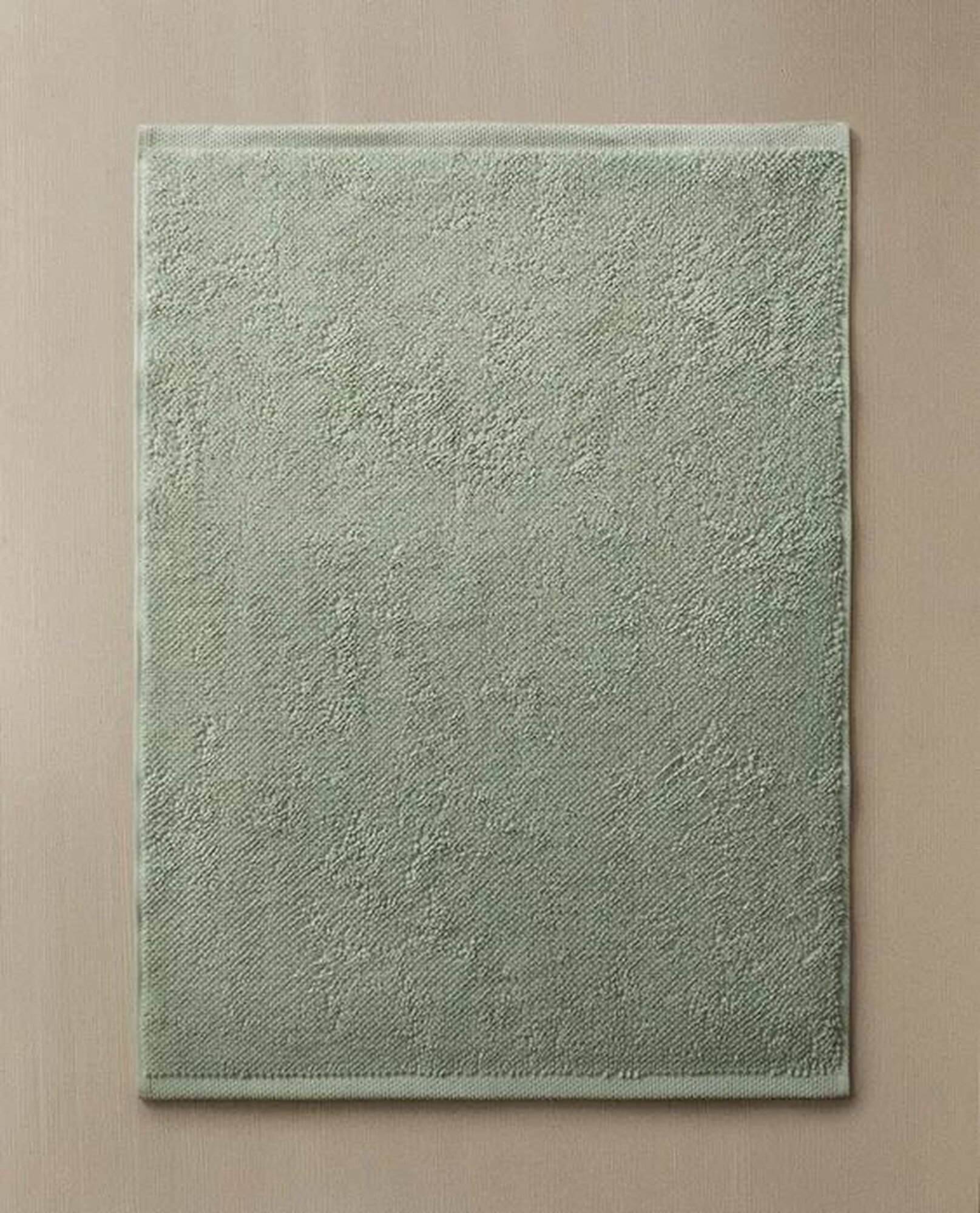 Хлопковый нескользящий коврик для ванной ZARA HOME 5540/015/518 - размер 50 х 70 см, цвет зеленый