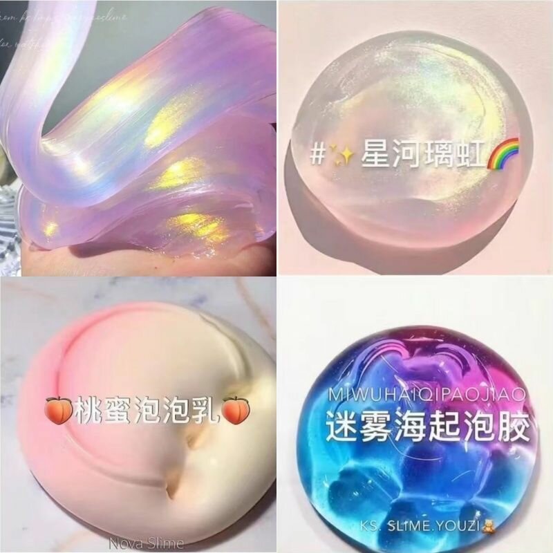 Дешевый набор для создания пузырьков, экстремальный слайм, популярный в интернете клей для пузырьков, девчачий клей для пузырьков всего за один доллар.