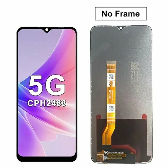 6.56" Дисплей для Oppo A78 5G CPH2483 в сборе с тачскрином Черный