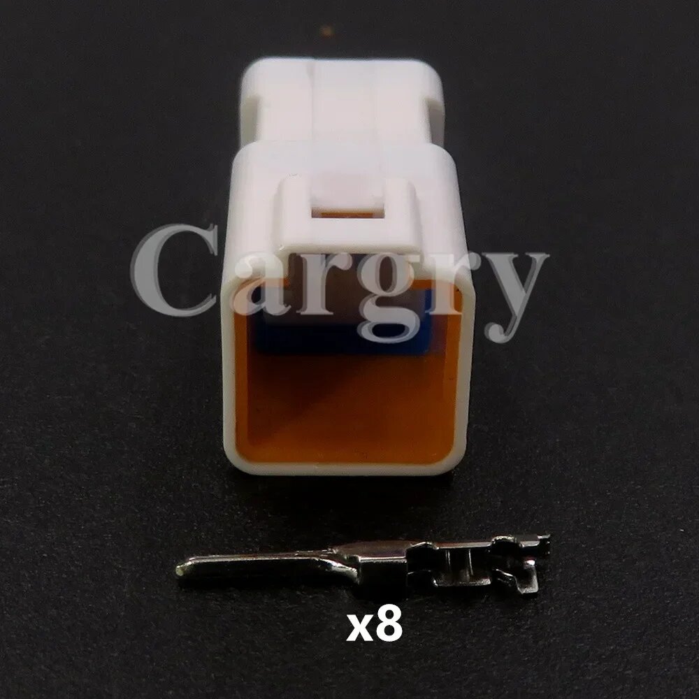 Комплект из 8 водонепроницаемых автомобильных разъемов 08T-JWPF-VSLE-D 08R-JWPF-VSLE-D, 1 Set Male