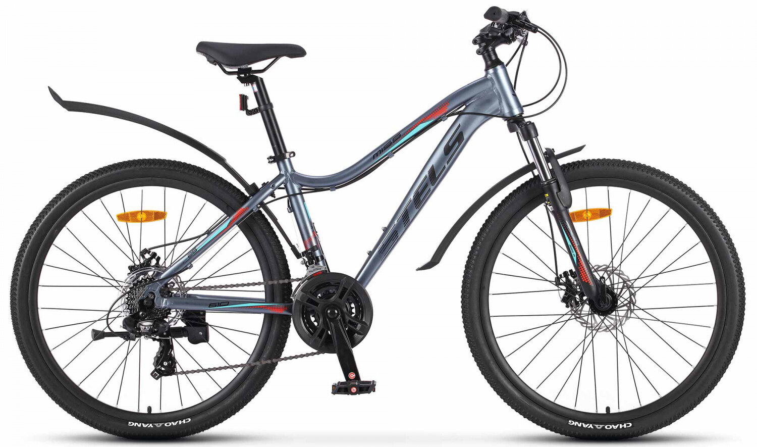 Женский велосипед Stels Miss 610 MD (2026) 15" Серо-синий (145-160 см)