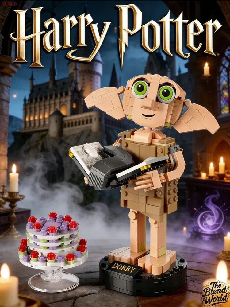 Конструктор Harry Potter Добби, фигурка из пластика для детей 14+