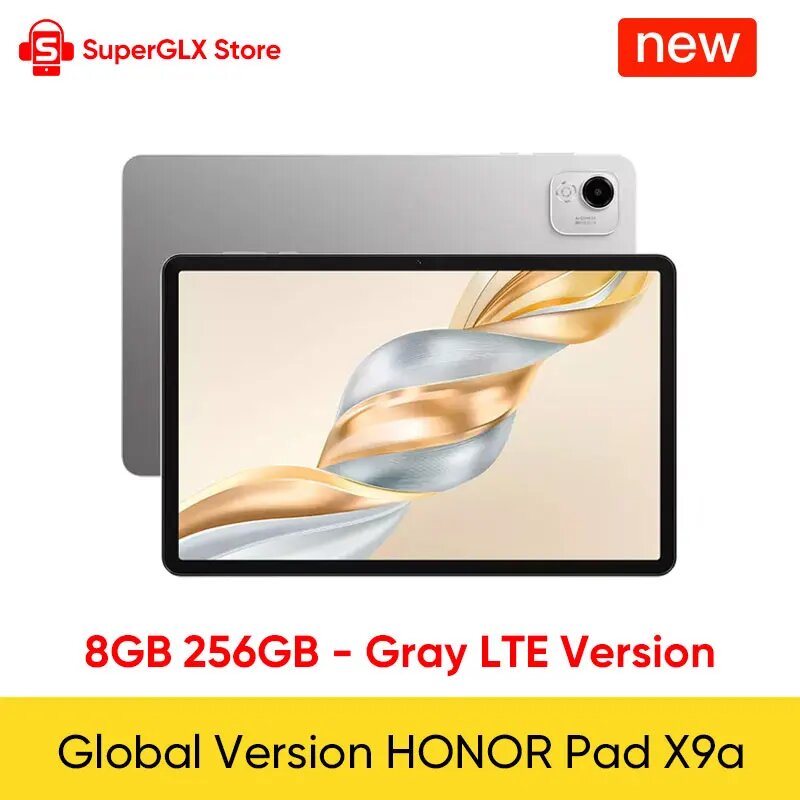 Планшет Honor Pad X9a, 11.5", 8/256ГБ, Wi-Fi+4G, Android