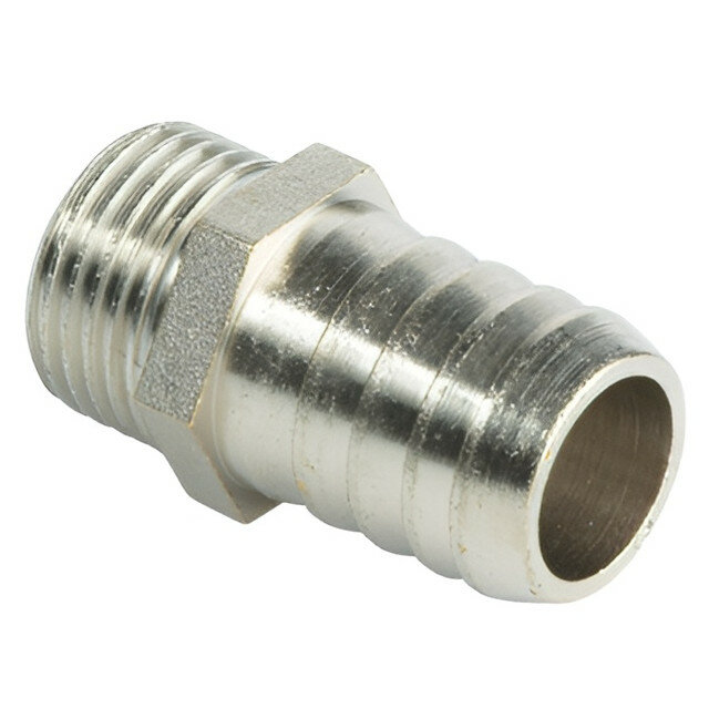 Штуцер TEBO 1/2 НР х 10мм латунный водопроводный фитинг