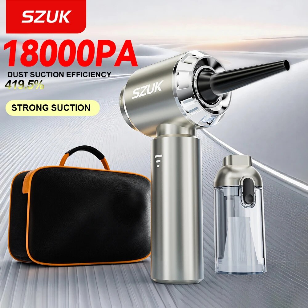 Портативный пылесос SZUK C012, Max Silver