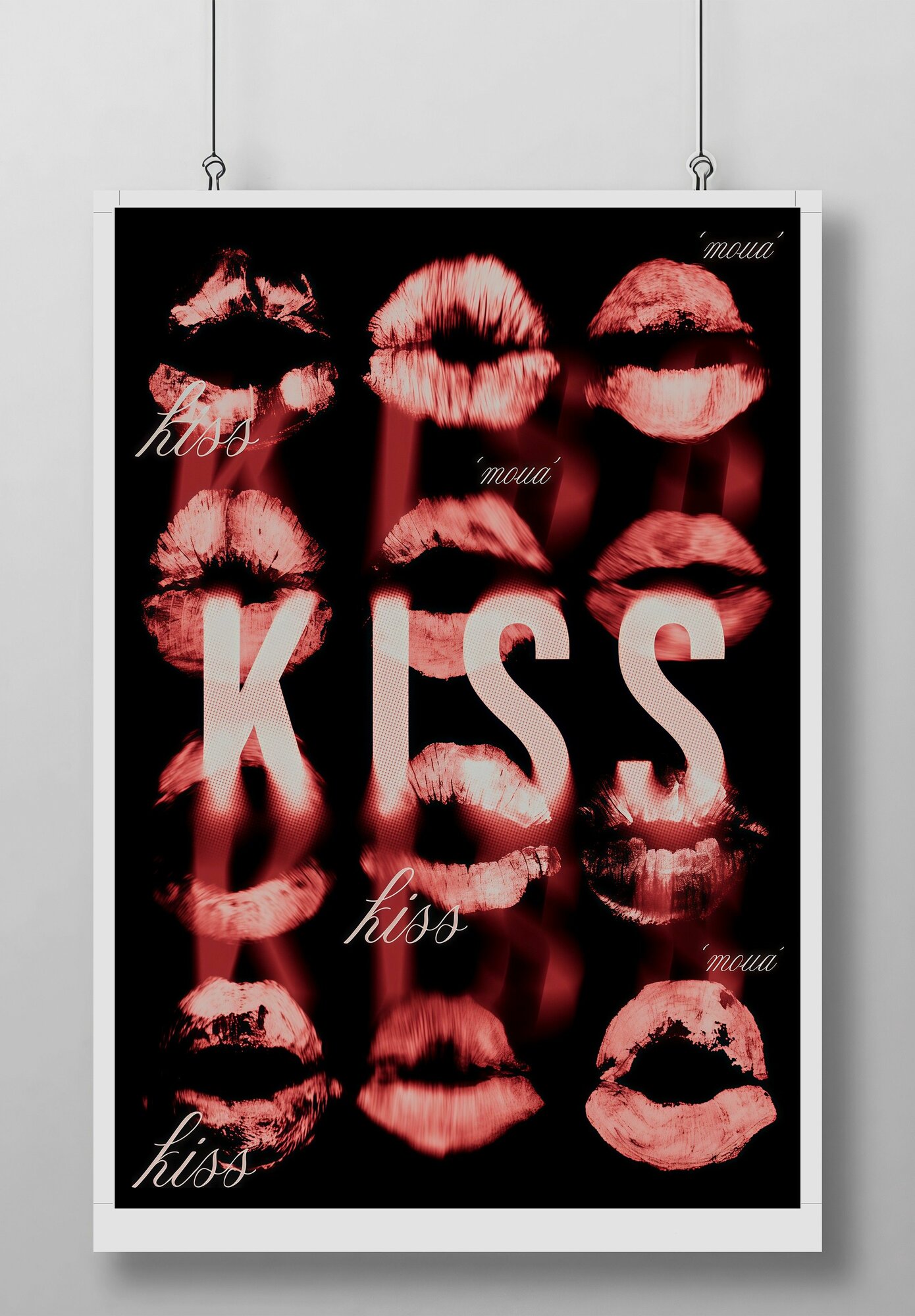 Постер / Плакат Поцелуй Любовь (Kiss)