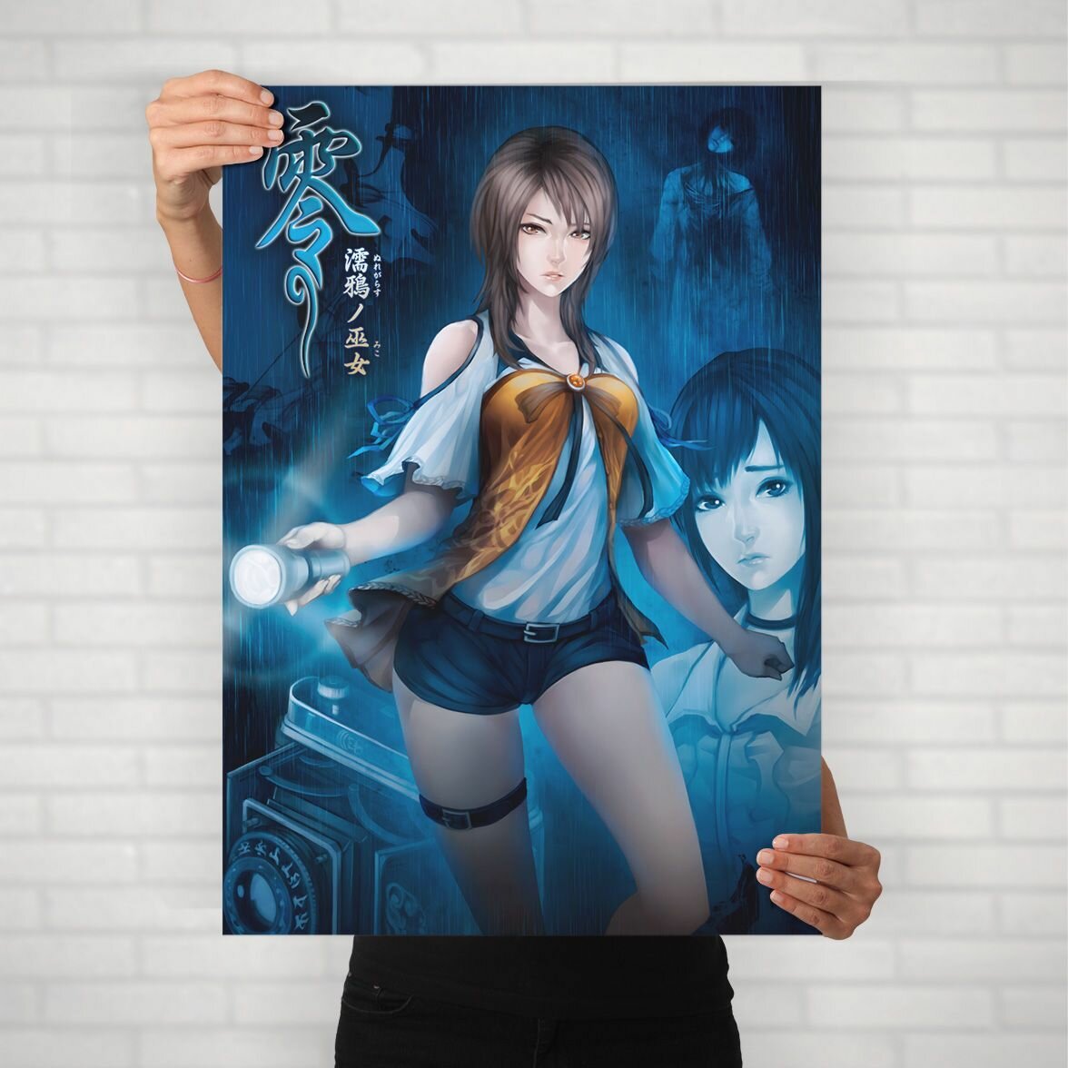 Плакат на стену для интерьера Фатал Фрейм (Fatal Frame 9) - Постер по готической игре Fatal Frame формата А2 (42x60 см)