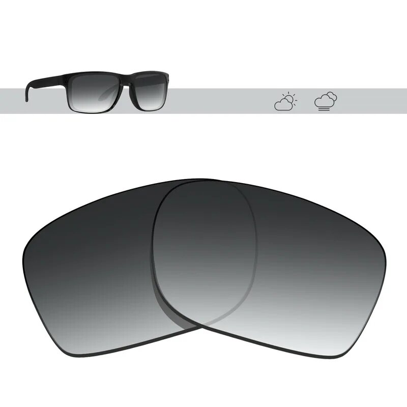 Поляризованные линзы Glintbay Oakley Double Edge OO9380, серый градиент