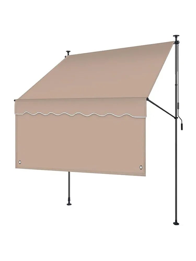 Маркиза локтевая, выдвижной навес для террас и балконов, 2/2,5/3x1,2 м (ширина x выдвижение)