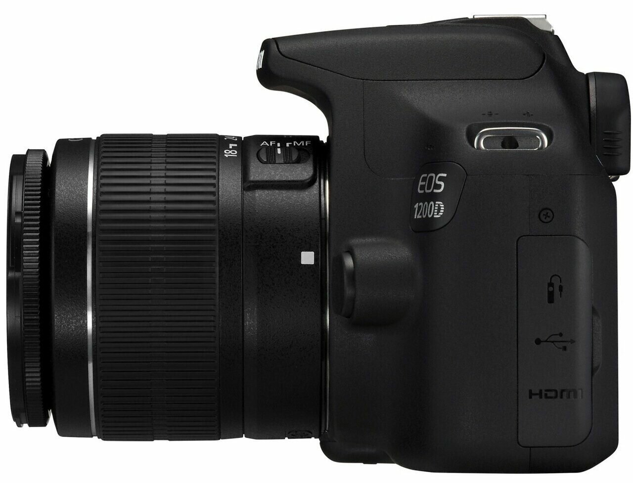 Зеркальный фотоаппарат Canon EOS 1200D Kit 18-55mm, черный