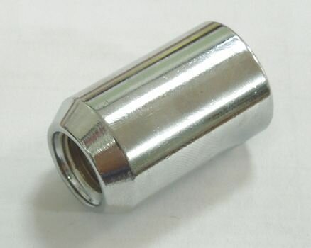 Гайка колеса М12 х 1,5 конус L=32мм под внутренний шестигр. хром*