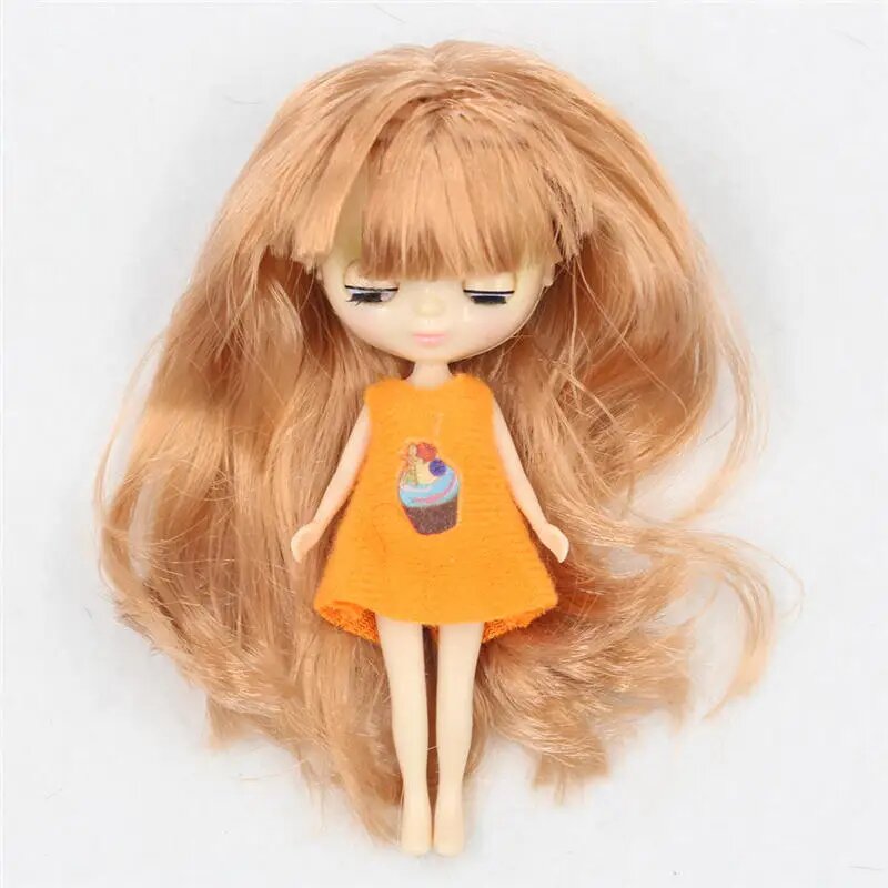 Мини кукла DBS, оранжевый цвет, nude doll