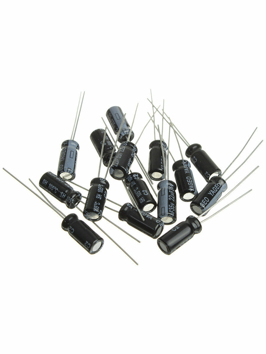 Конденсатор 22мкФ 35В 5*11мм 105С Yageo SH035M0022B2F-0511 (упак 50шт)