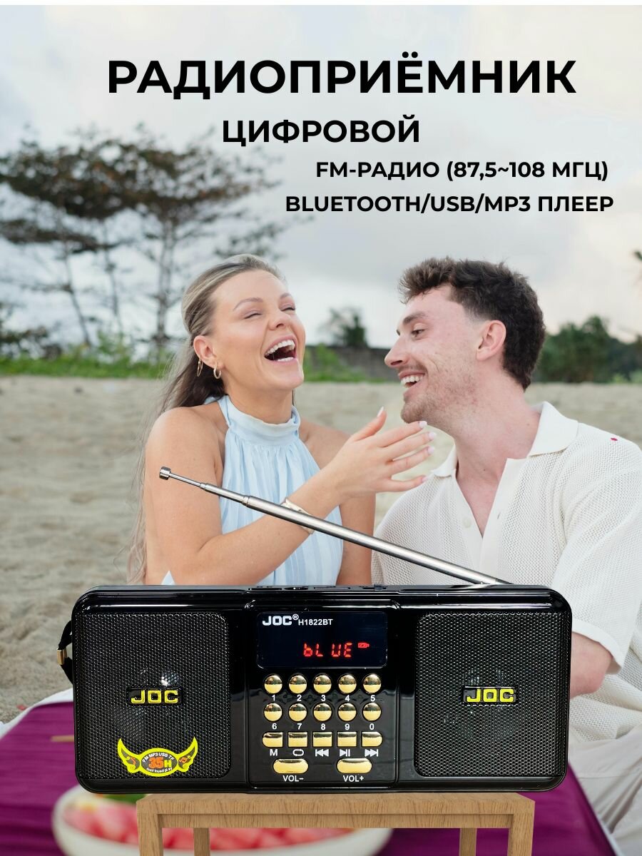 Цифровой радиоприёмник/Bluetooth/USB/MP3/плеер