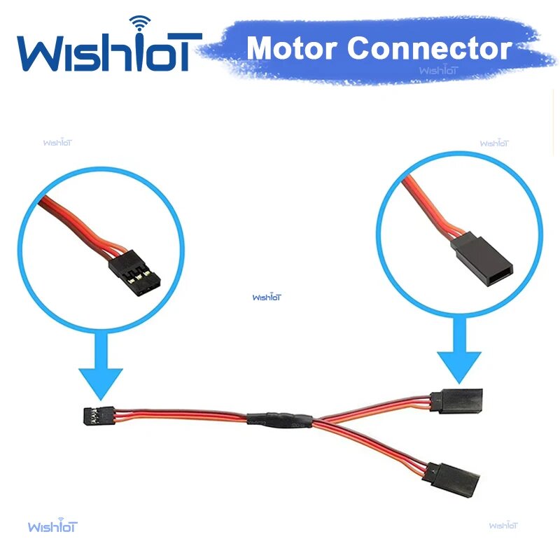 Y-разветвитель сервопривода Wishiot, 150 мм, 3-контактный, 10PCS